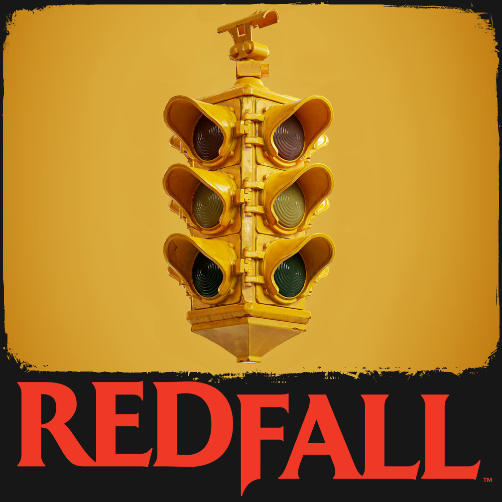 ArtStation - Redfall // Traffic Signal
