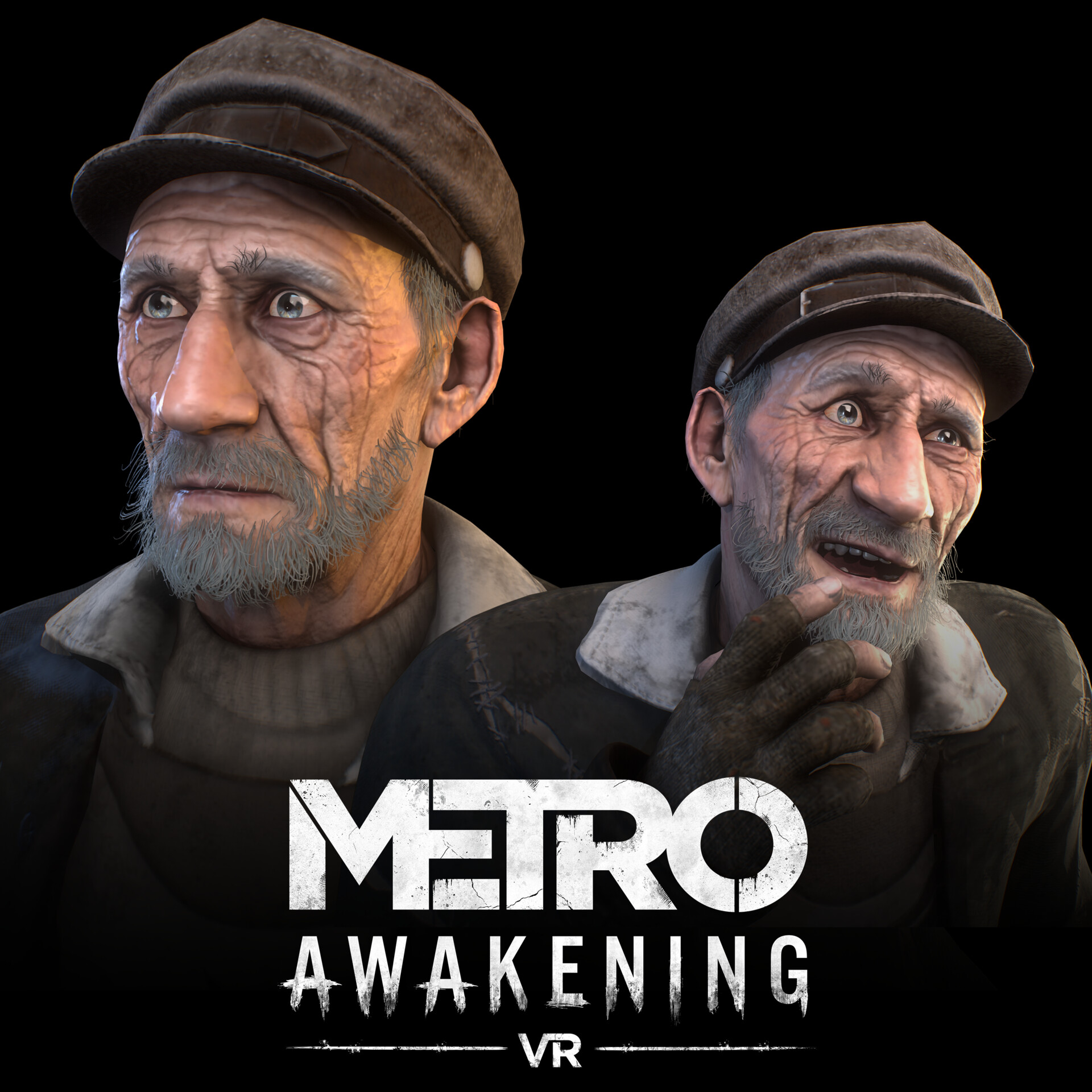 ArtStation - Metro Awakening - NPC Old Man
