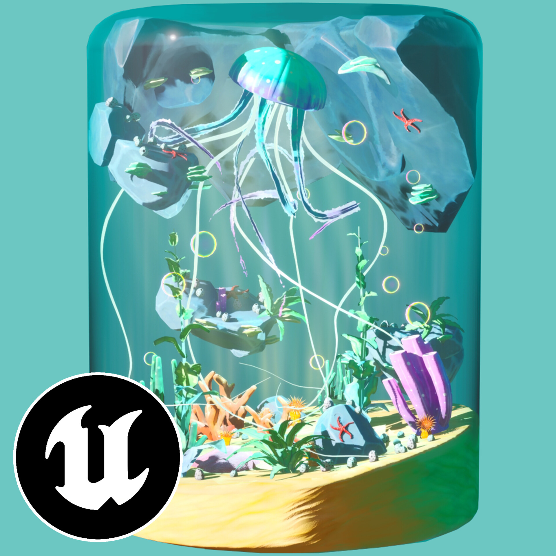 ArtStation - Aquarium Diorama