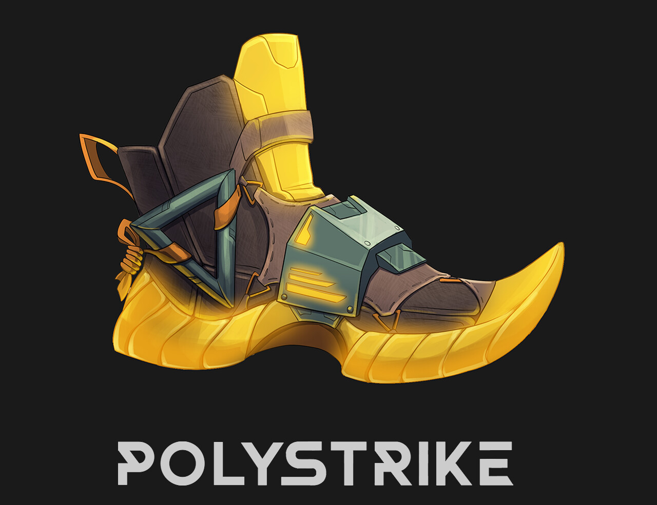 ArtStation - POLYSTRIKE - Vanguard faction boots