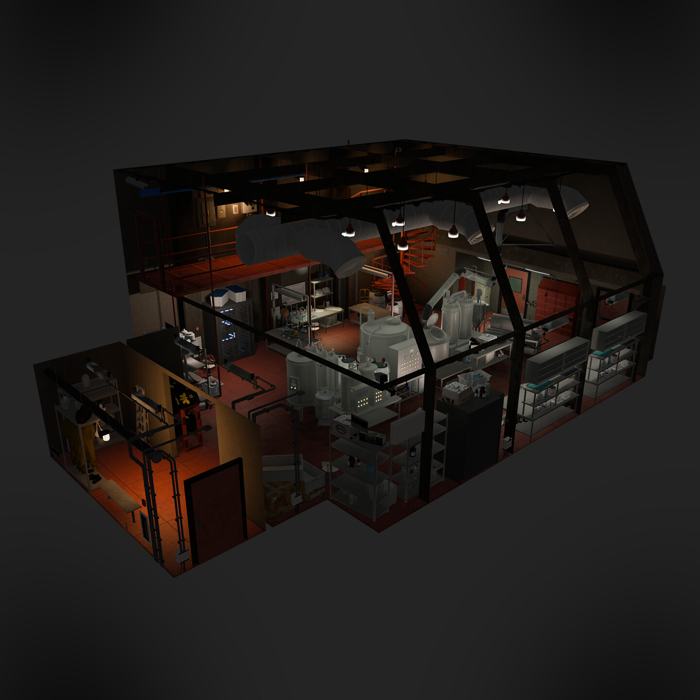 ArtStation - The "Breaking Bad" Laboratory in the video game Grand ...