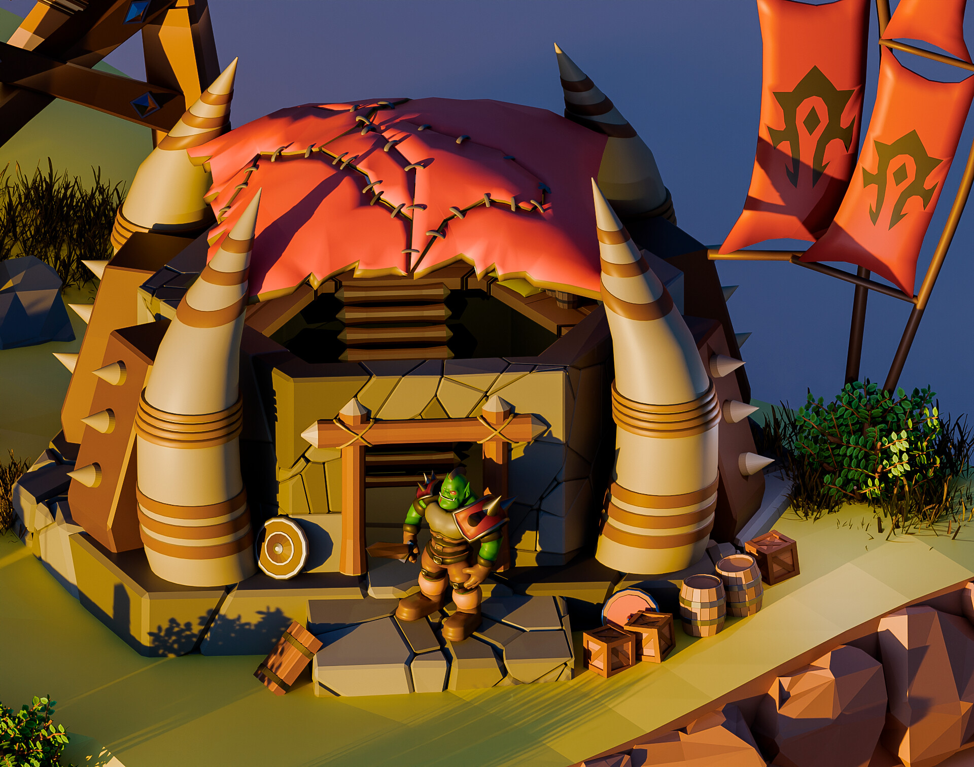 ArtStation - Orc Outpost