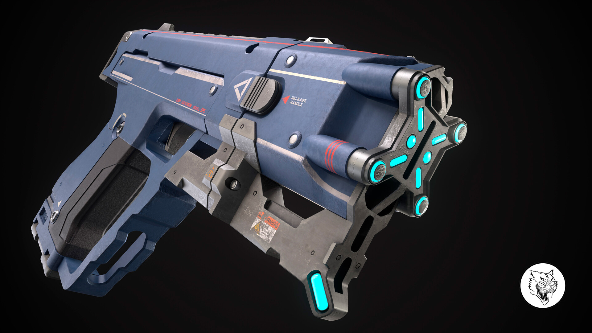 ArtStation - EMP Handgun 09
