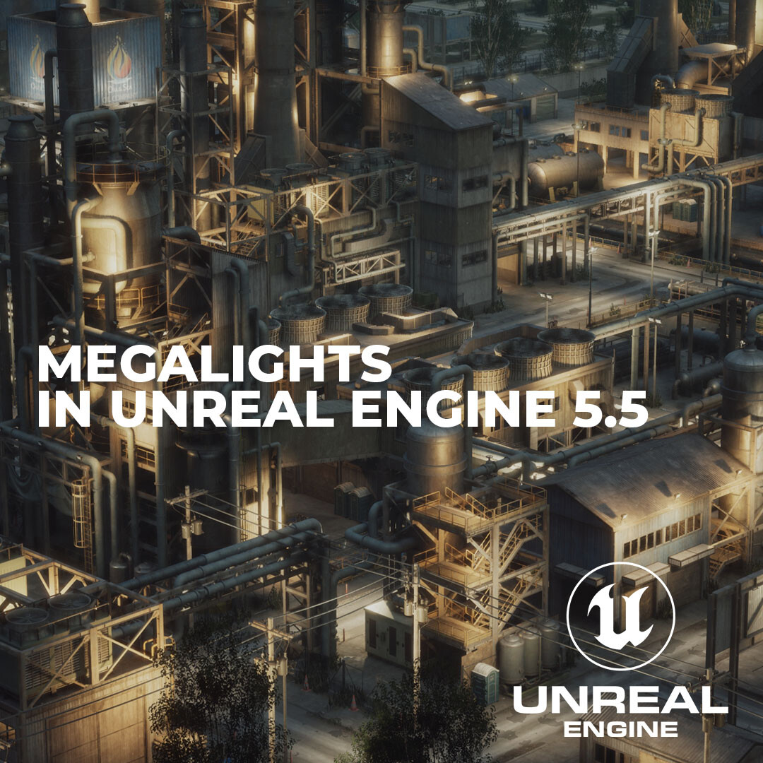ArtStation - Unreal Engine 5.5 Megalights: Night Lighting Scenario for ...