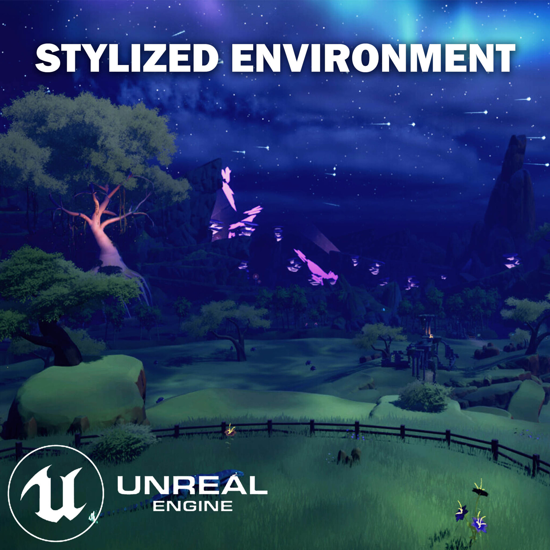 ArtStation - Unreal Engine 5 Stylized Environment | School Project