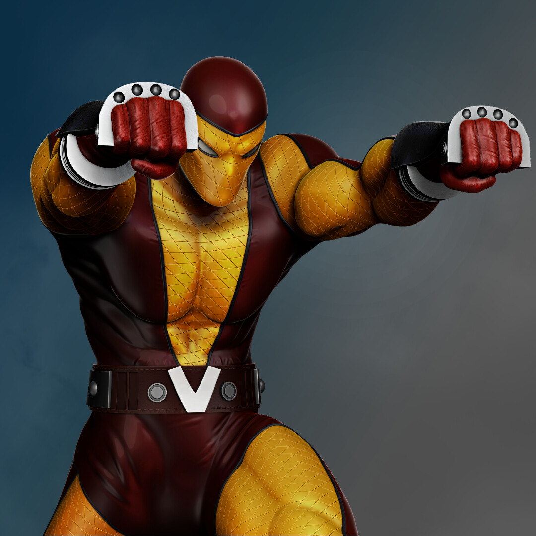 ArtStation - Shocker Fan Art For 3D Printing