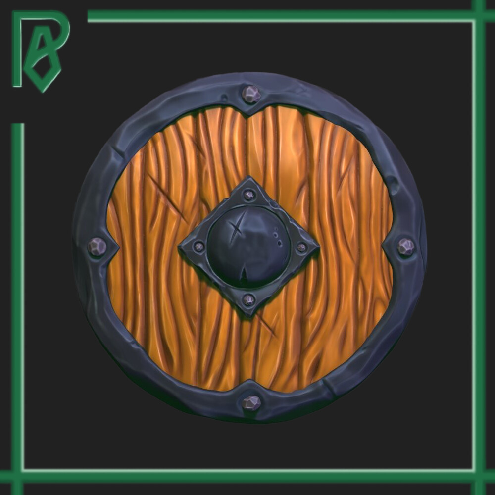 ArtStation - Stylized Shield
