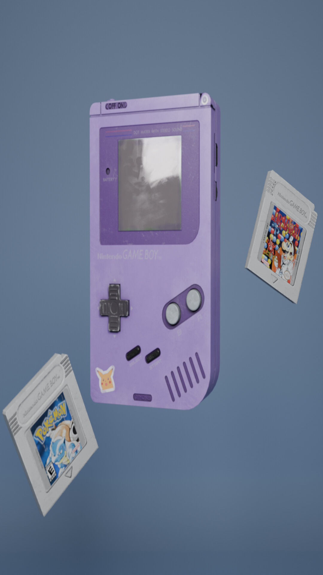 ArtStation - Purple Gameboy