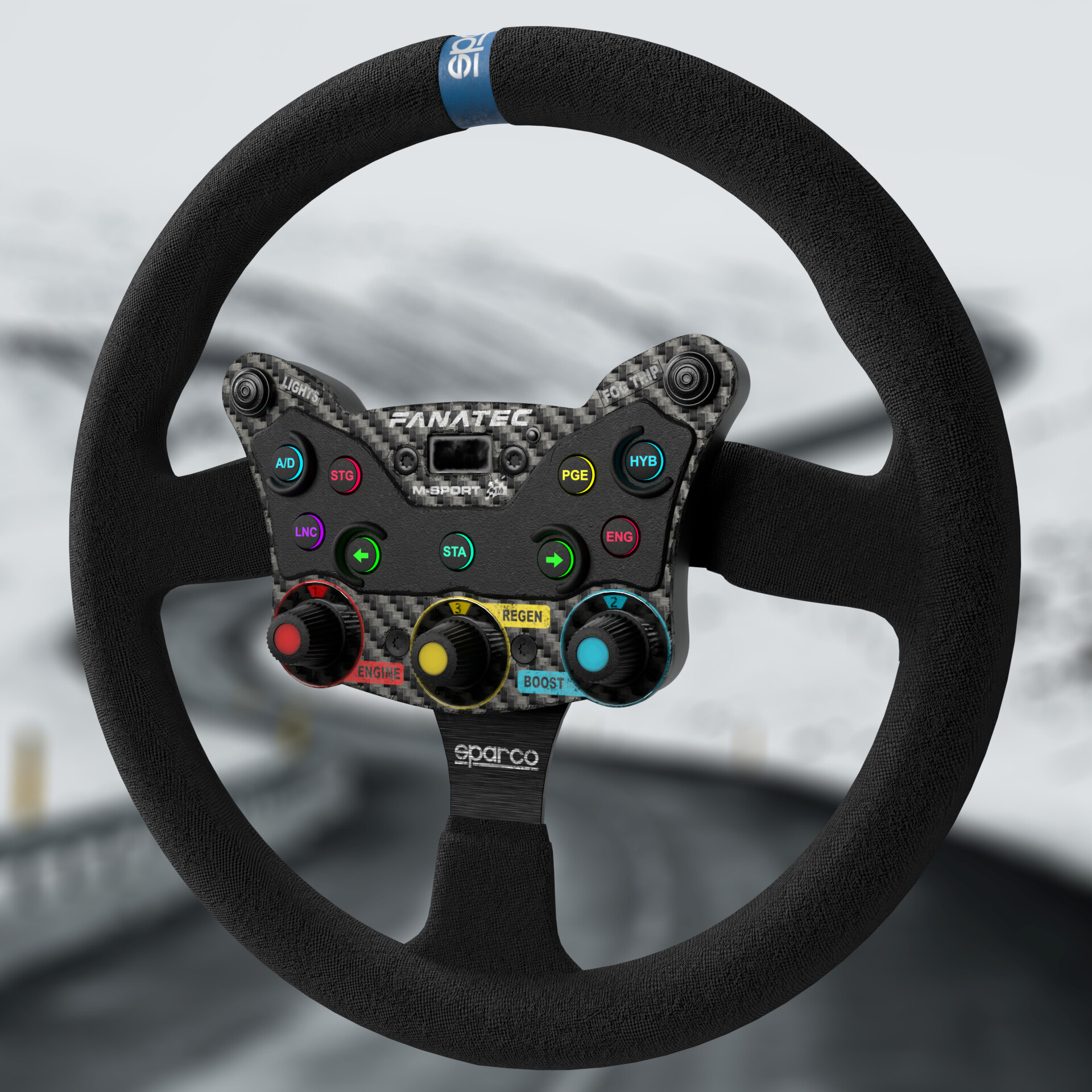 ArtStation - WRC Rally Steering Wheel