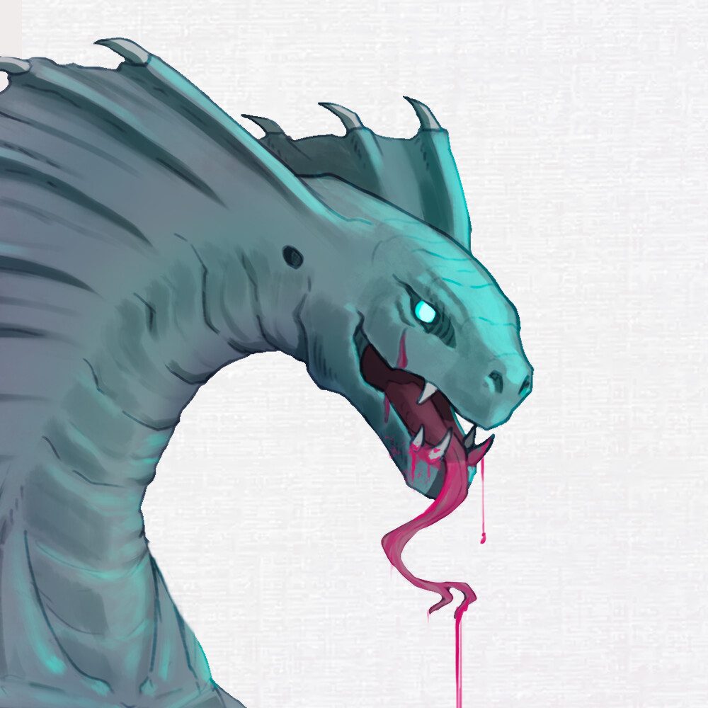 ArtStation - Snake creature design