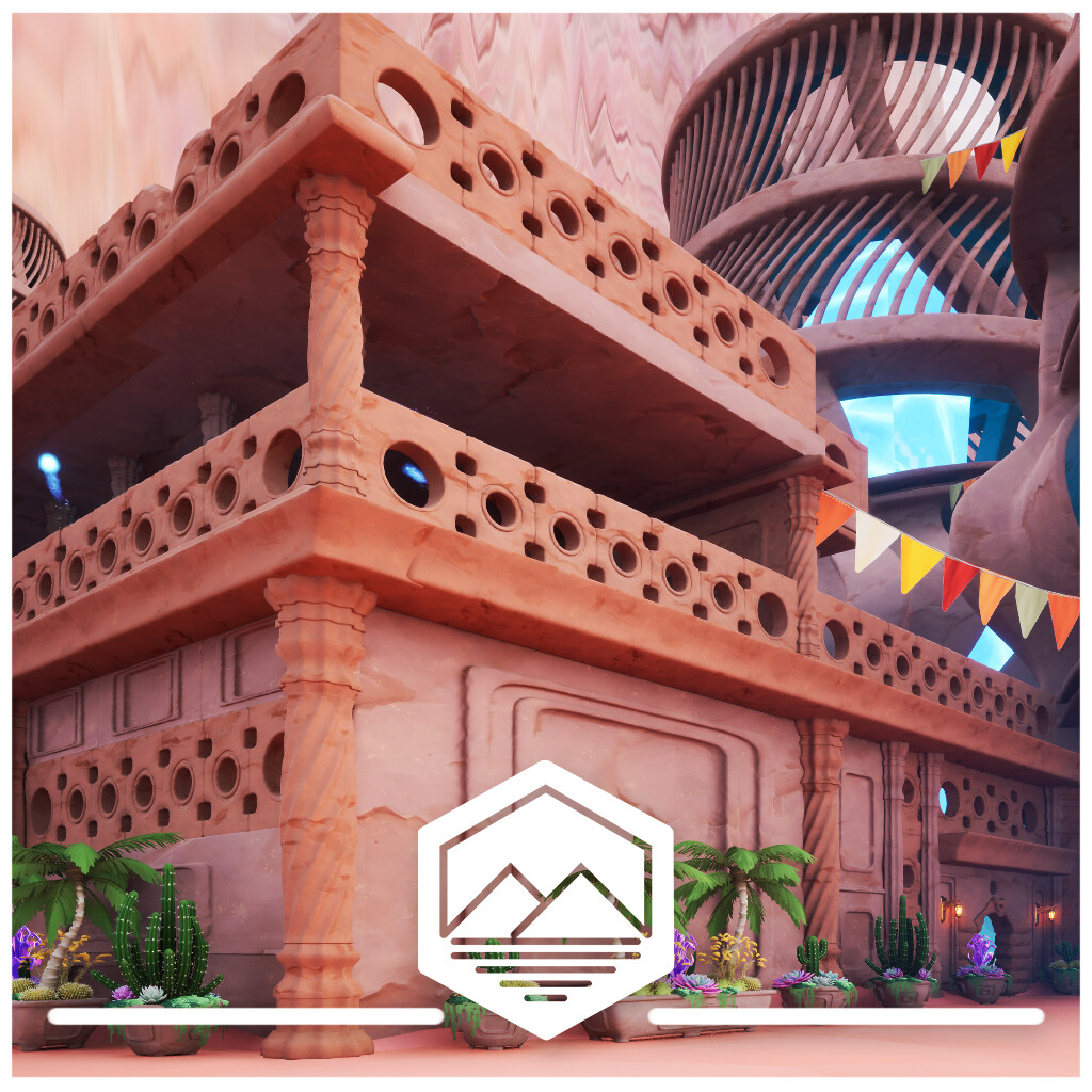 ArtStation - Project Titan - Desert Mage Towers part 1