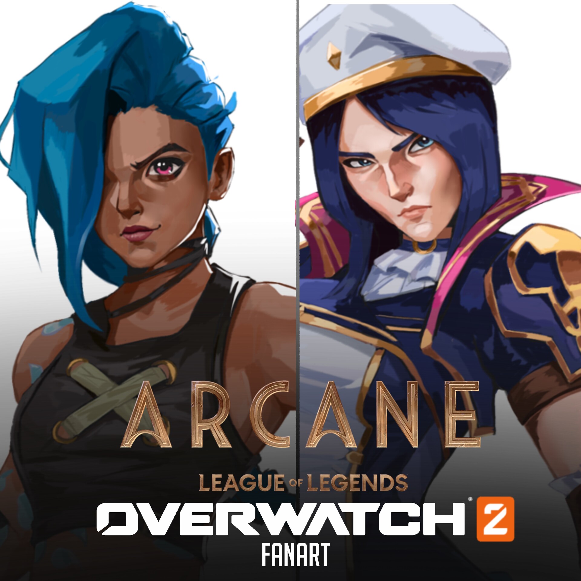 ArtStation - Arcane x Overwatch2 fanart concept art