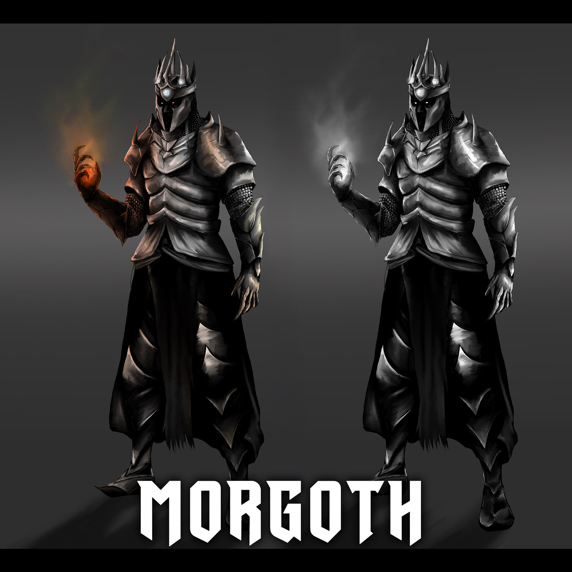 ArtStation - Morgoth and Sauron
