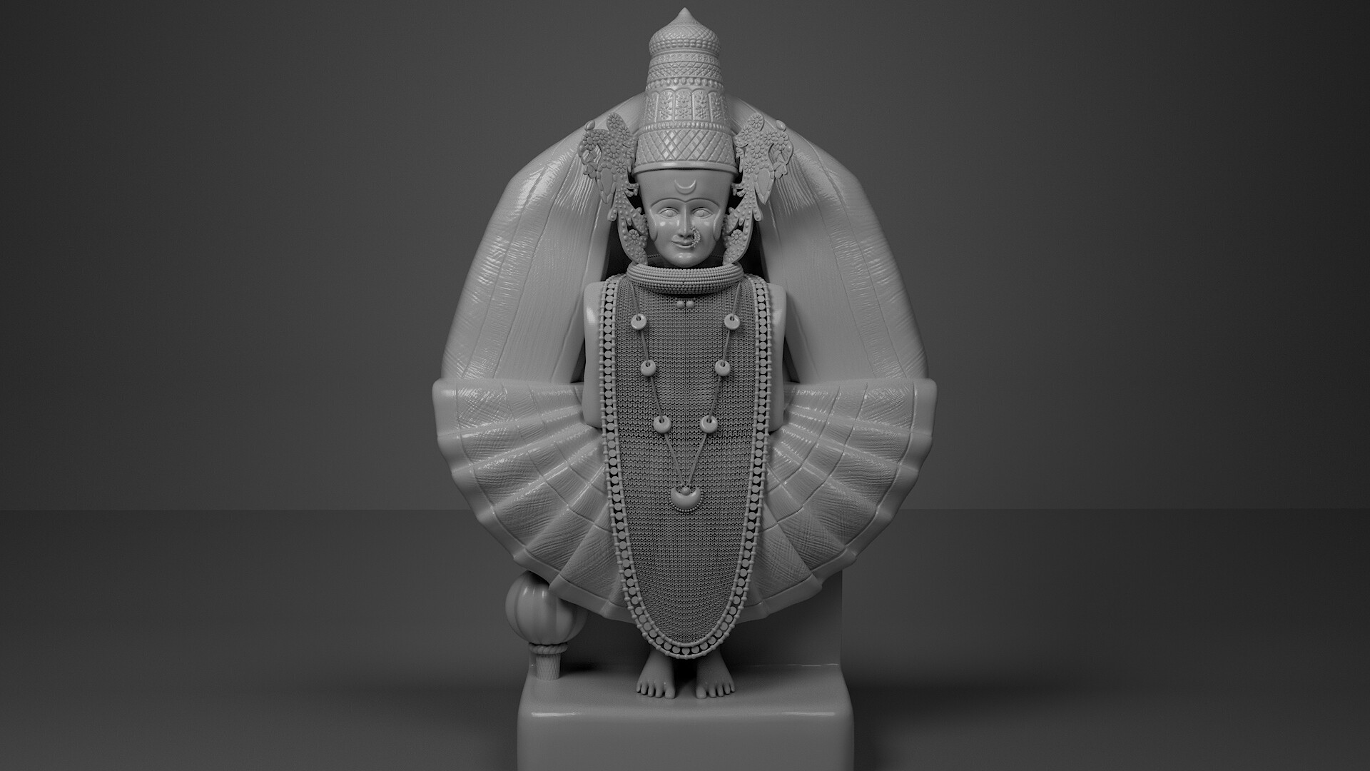 ArtStation - Amba bai devi Statue.