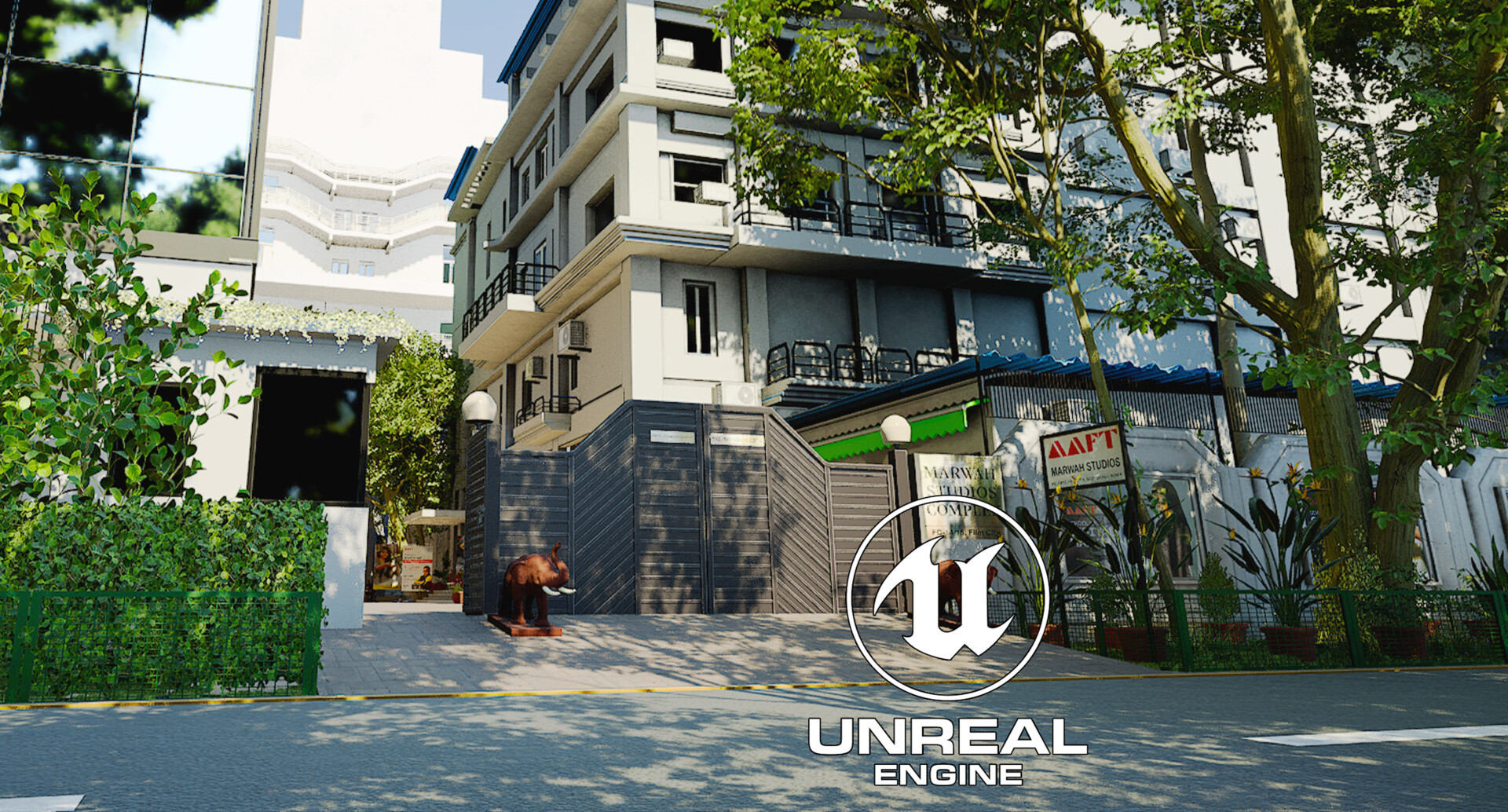 ArtStation - Exterior of AAFT College Campus