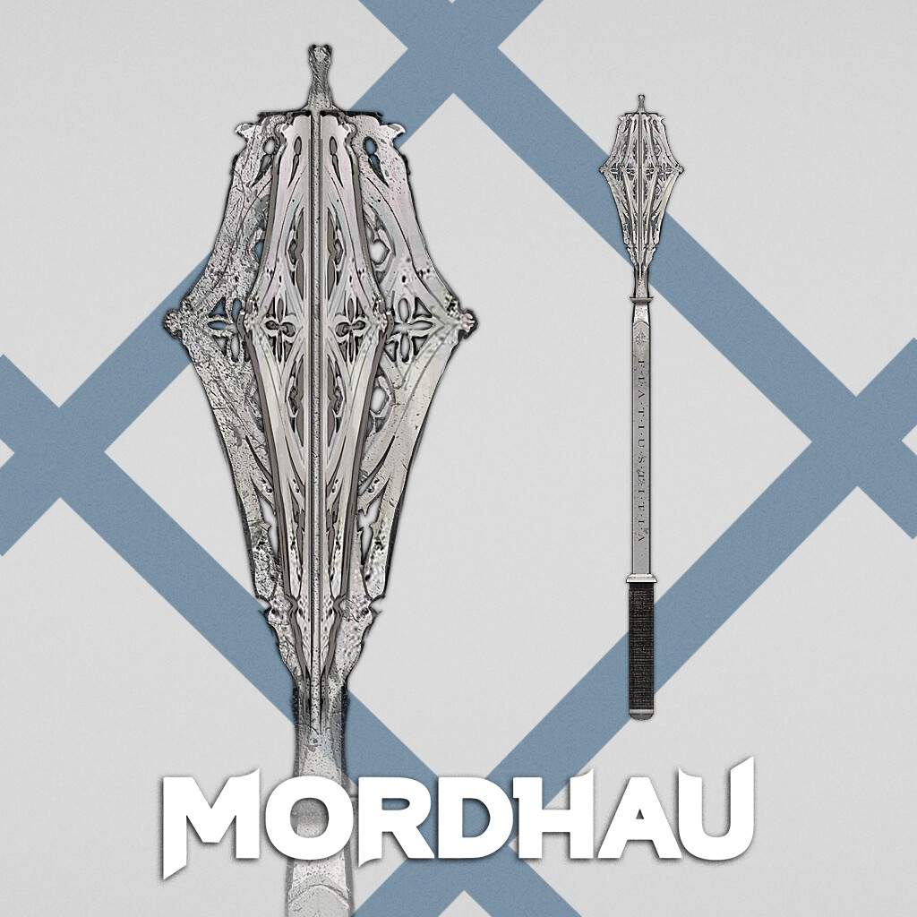 ArtStation - Silver Knight's Mace