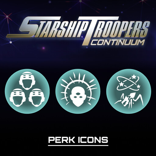 ArtStation - Starship Troopers Continuum - Perk Icons