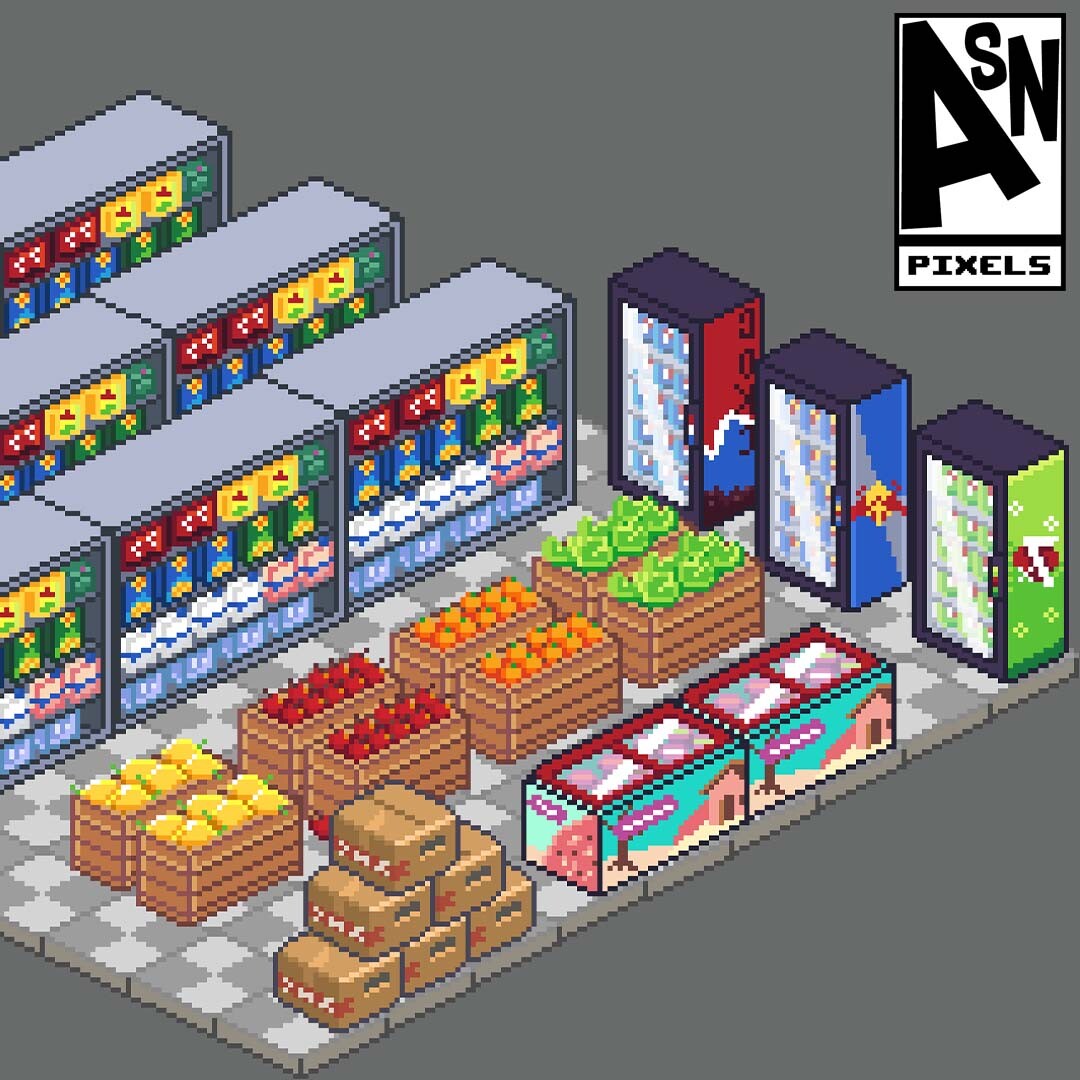 ArtStation - Pixel Supermarket