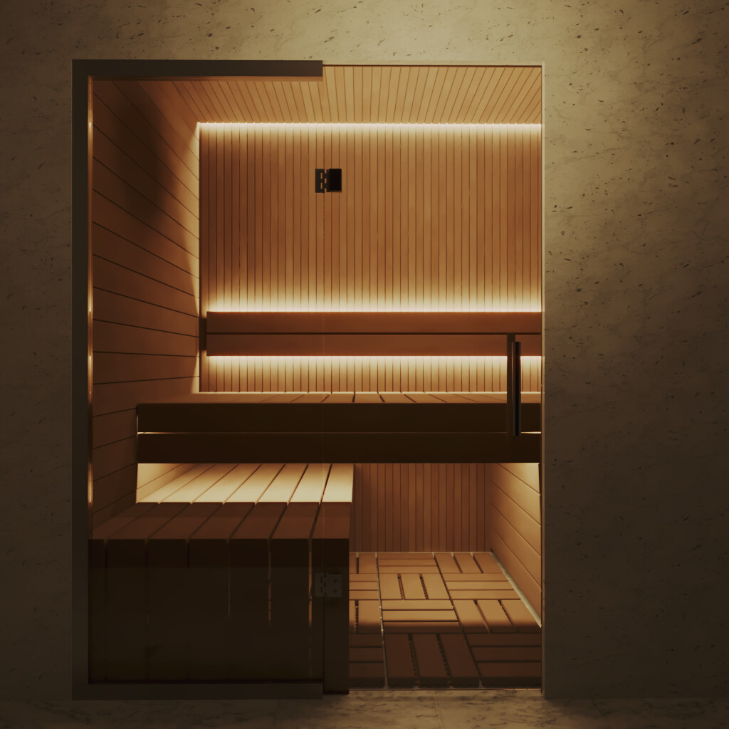 ArtStation - Collection of sauna visualizations