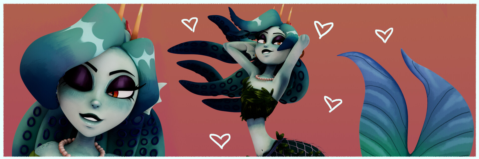 ArtStation - Sorbet The Siren, Character Model