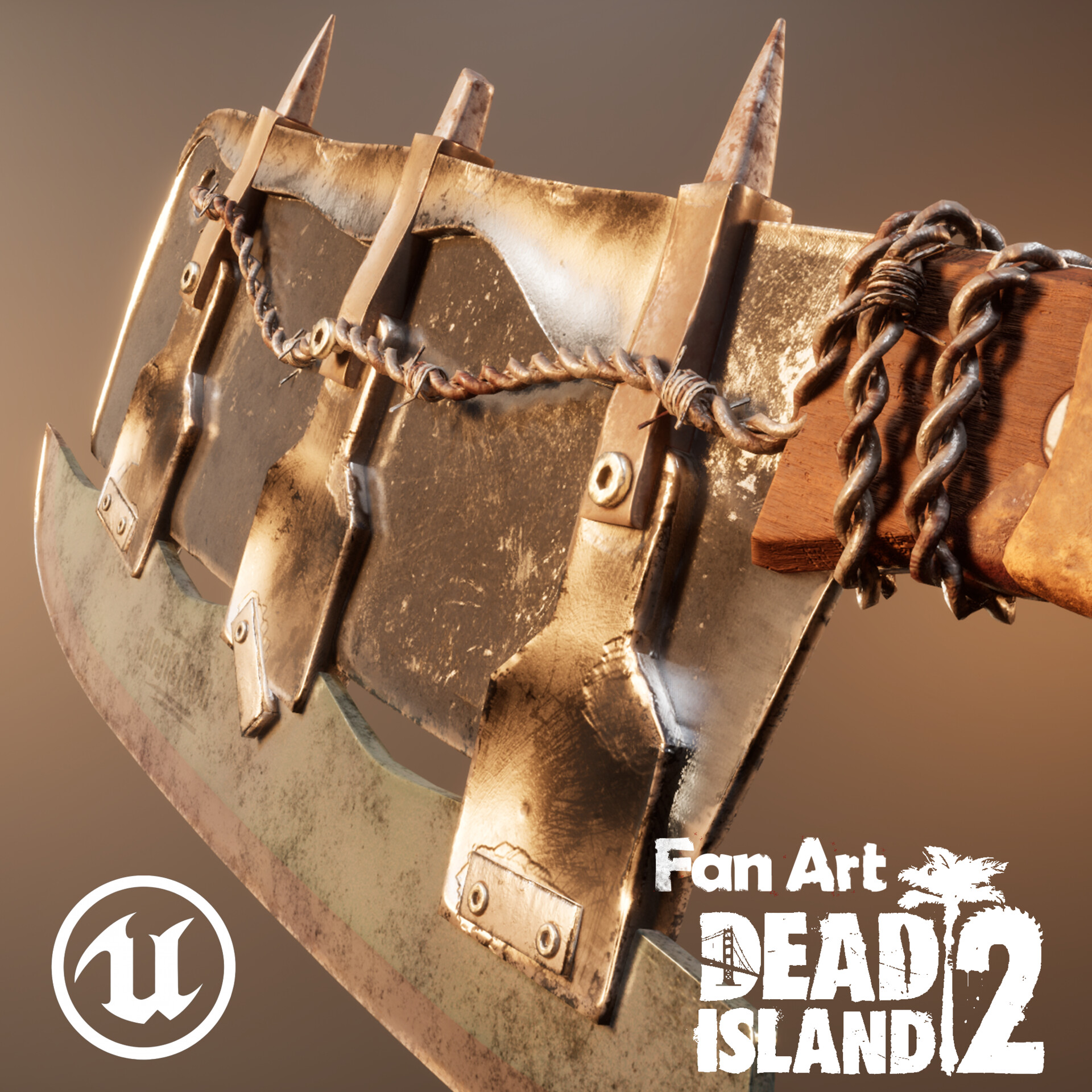 ArtStation - Dead Island Butcher Knife Fan Art