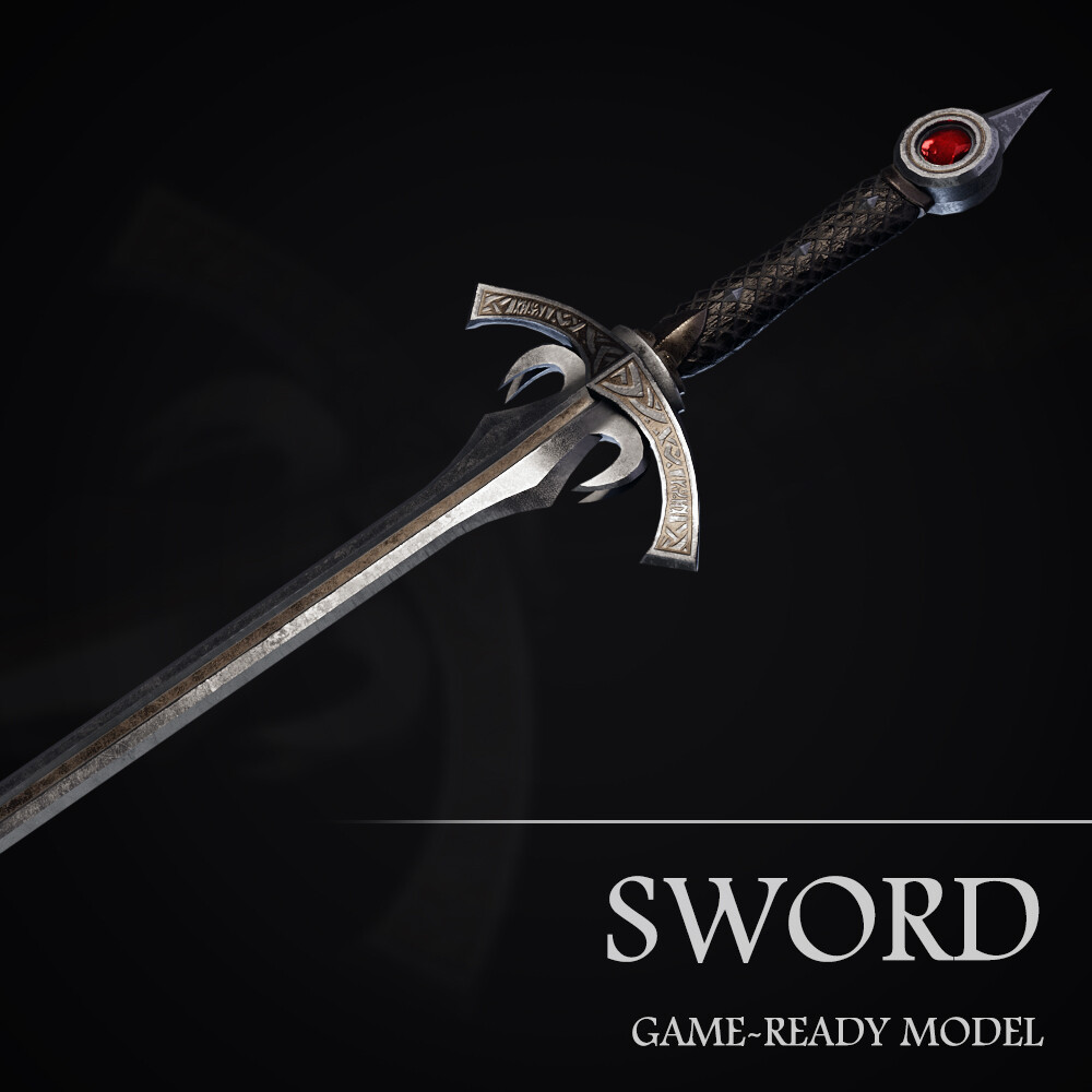 ArtStation - Sword - Game Ready Model