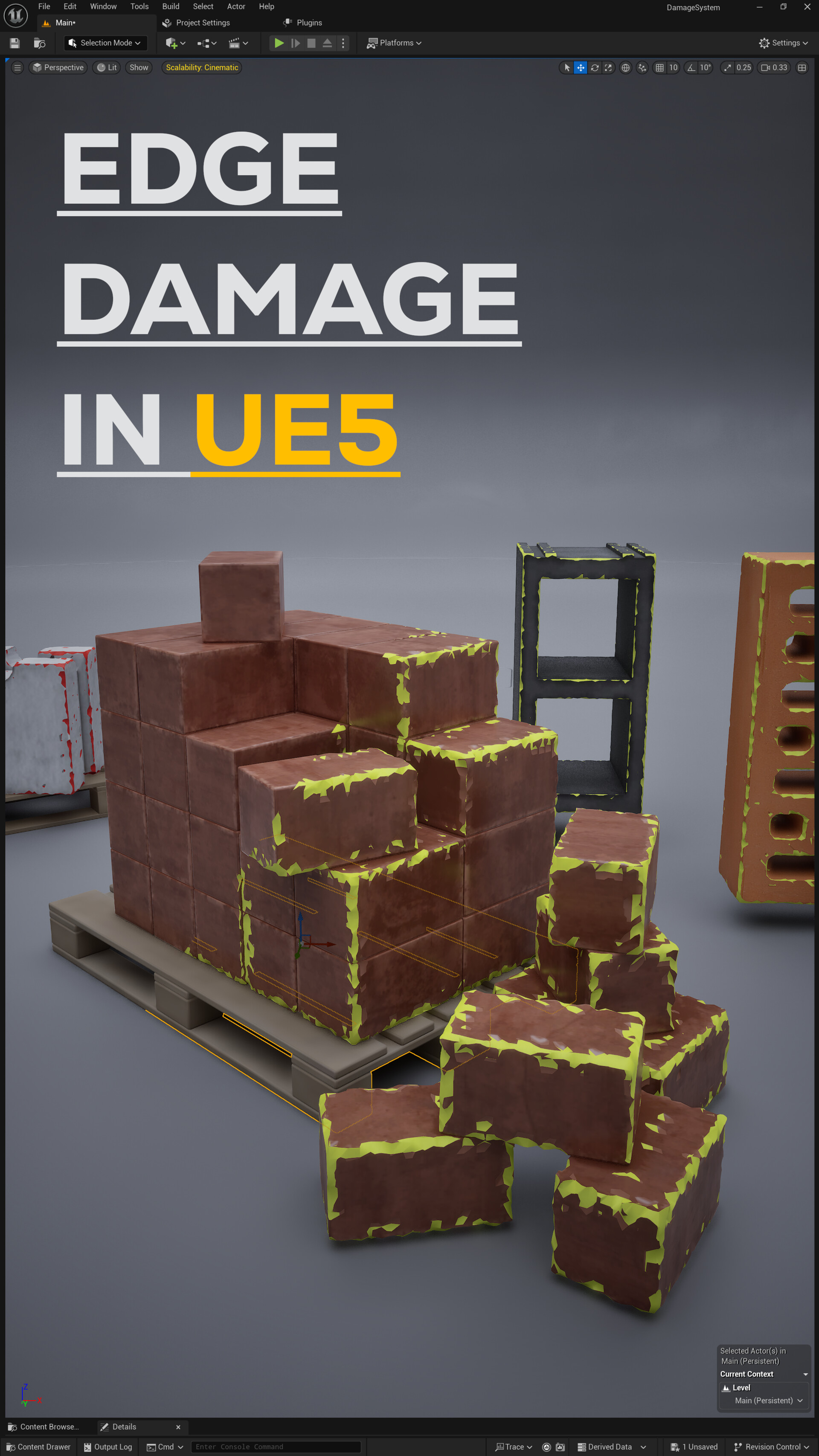 ArtStation - EDGE DAMAGE in UE5