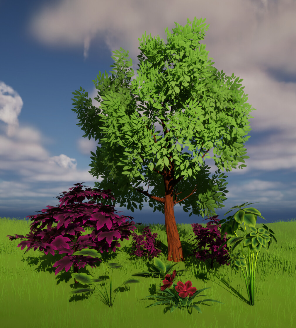 ArtStation - Stylised Plants