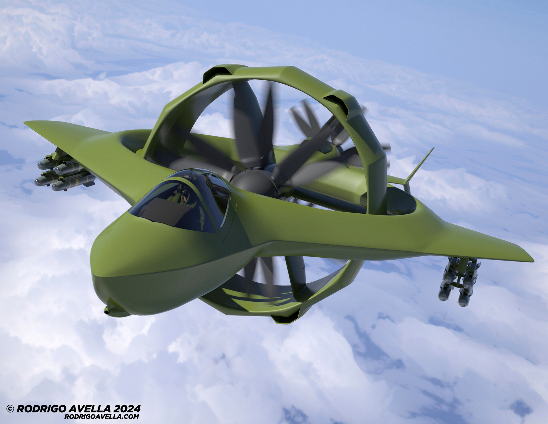 Rodrigo Avella - Work in progress - VTOL Coleopter