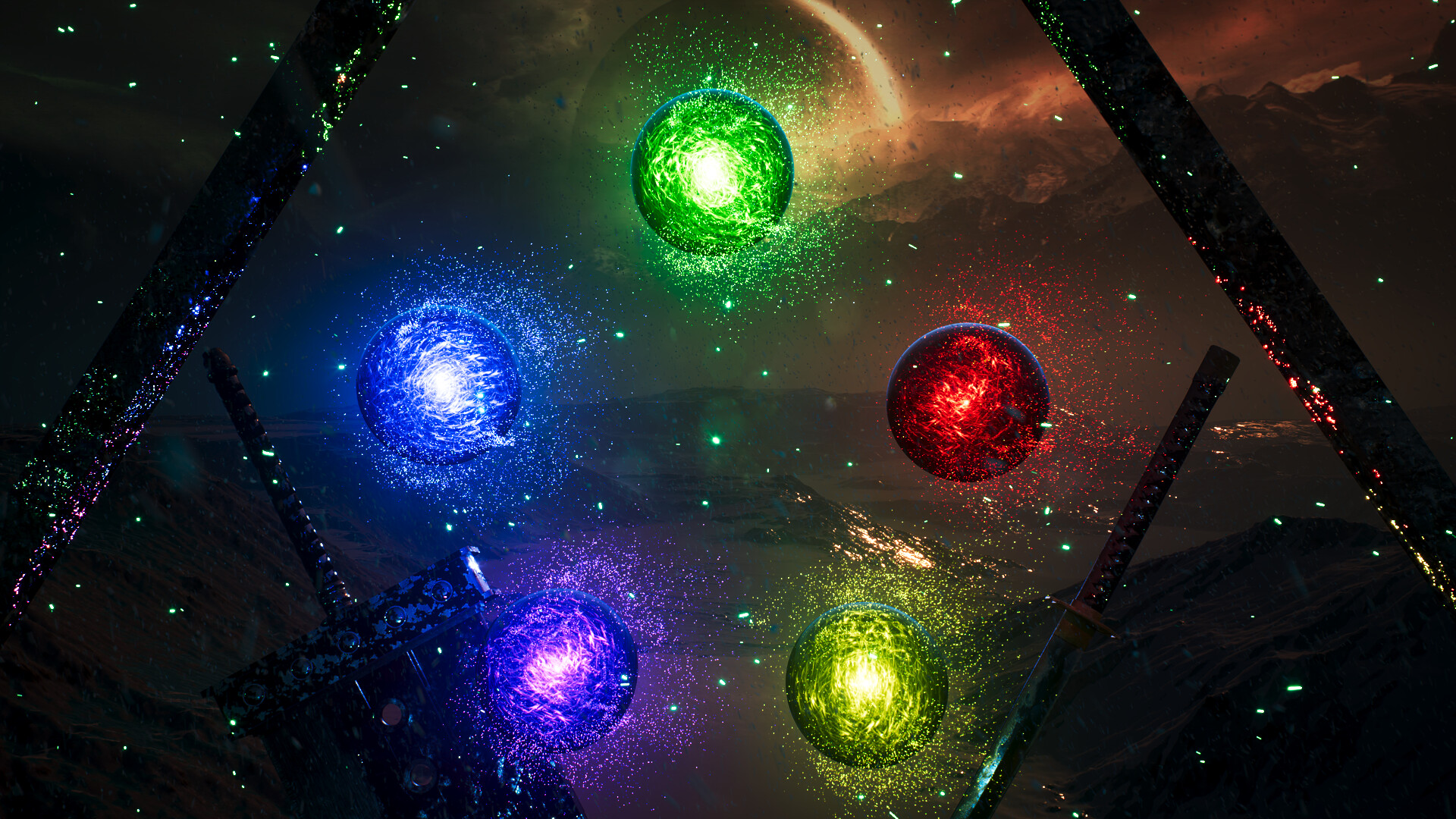 ArtStation - Materia Orbs - Fan Art - Final Fantasy VII Remake