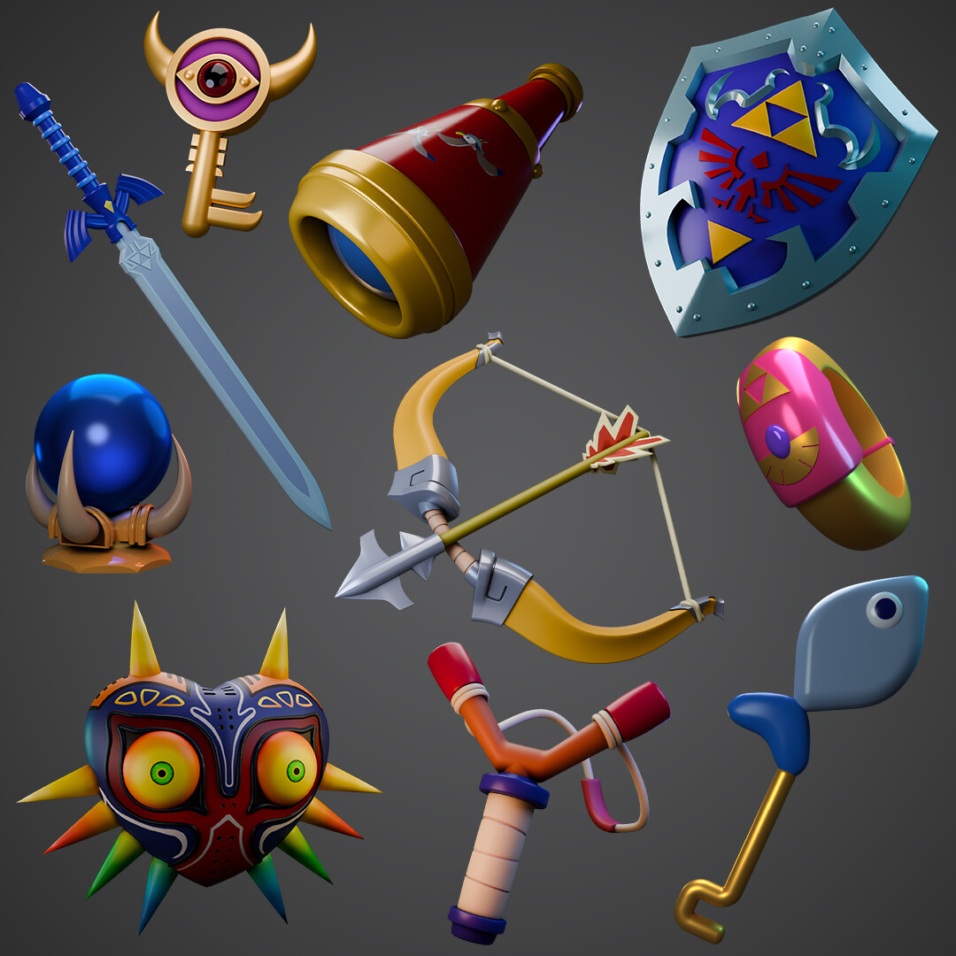 ArtStation - The Legend of Zelda props