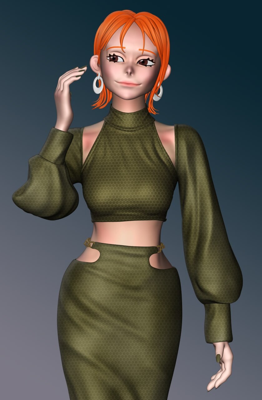 ArtStation - Nami — One Piece