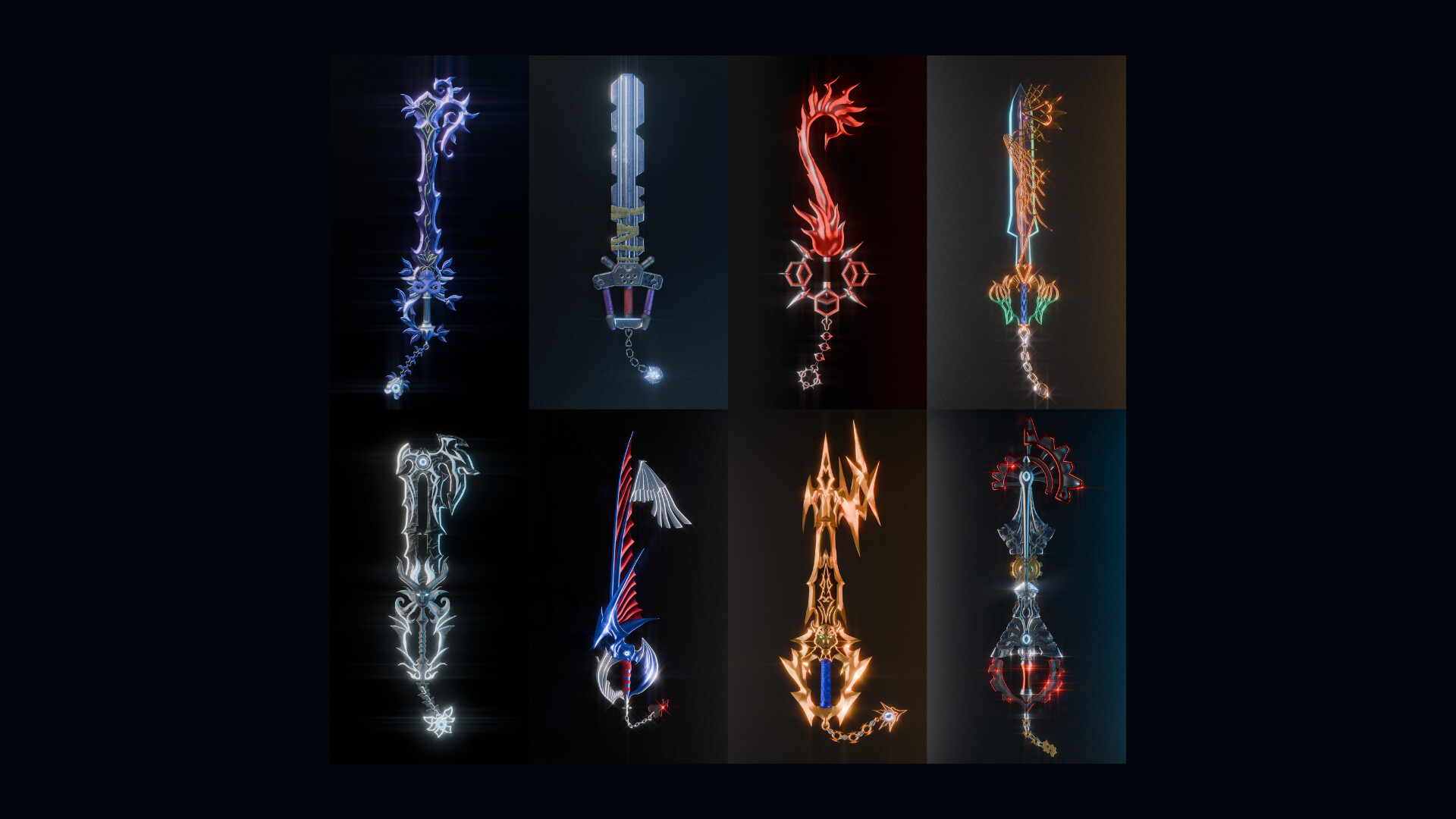 ArtStation - Keyblade replicas