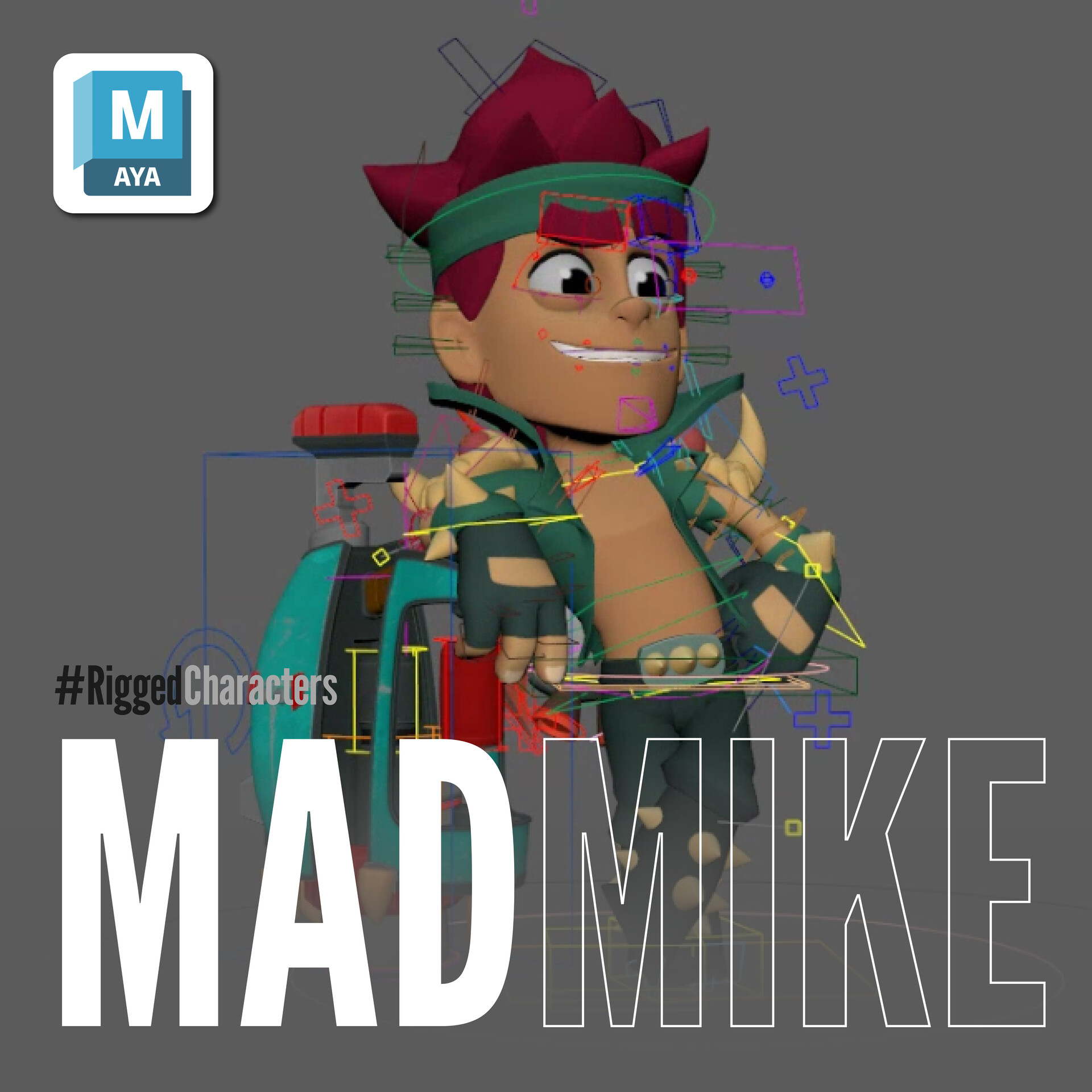 ArtStation - Mad Mike - Rig Showcase