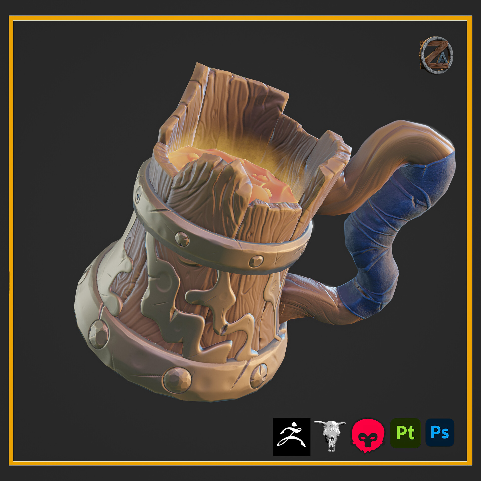 ArtStation - GAMEREADY STYLIZED MUGS