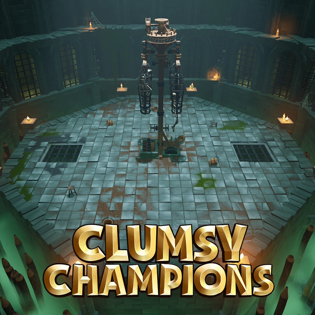 ArtStation - Prison Dungeon Environment - Clumsy Champions