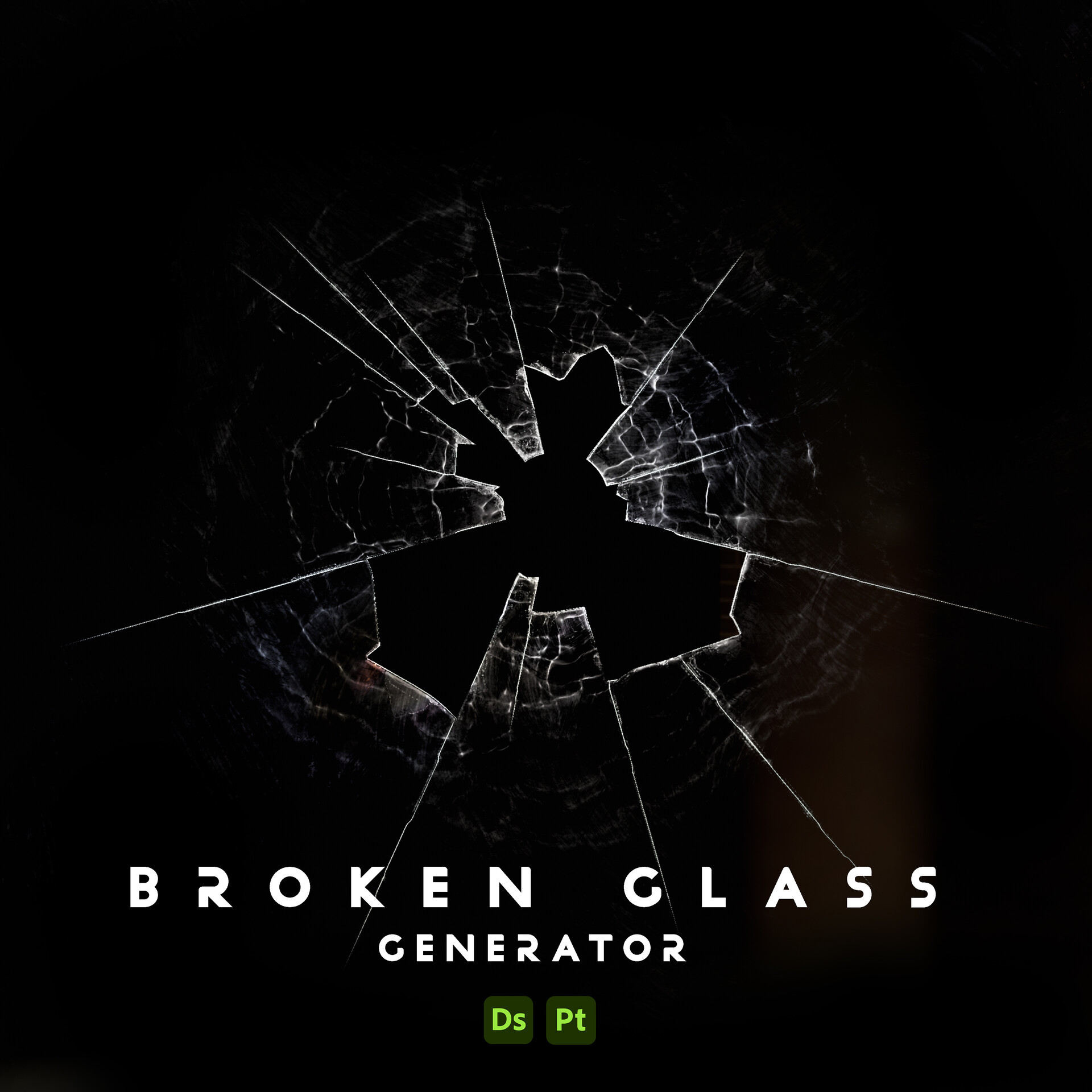 ArtStation - Broken Glass Generator Tool Substance Painter