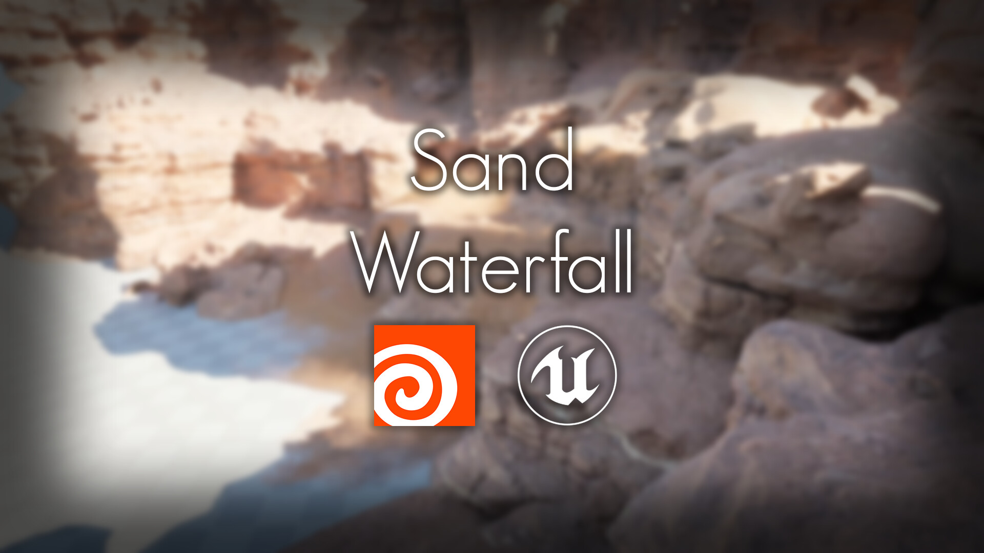 ArtStation - Sand Waterfall