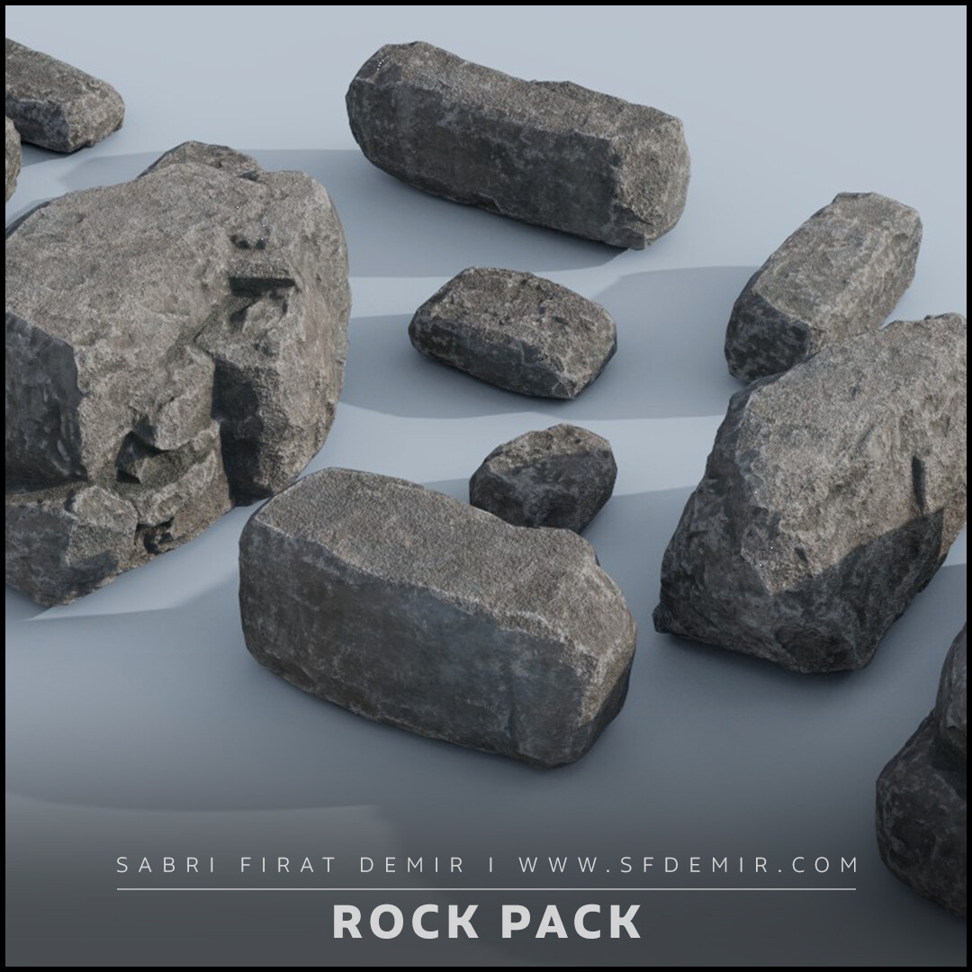 ArtStation - Rock Pack Vol 01