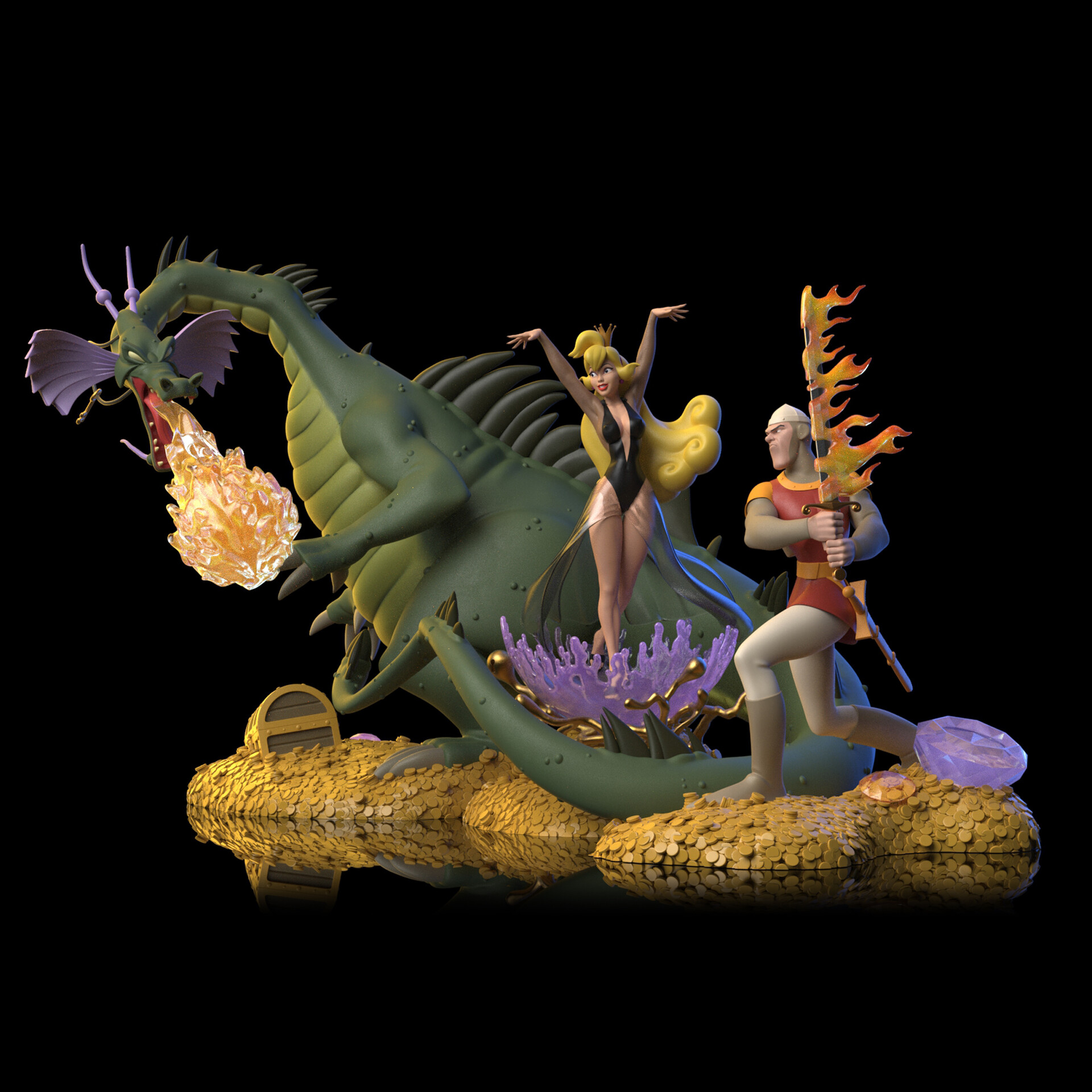 ArtStation - Dragon's Lair