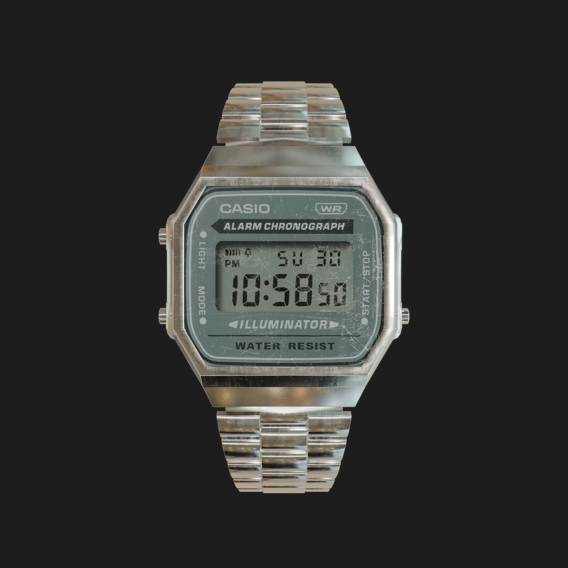 ArtStation - Watch - Casio A168WA-3AY