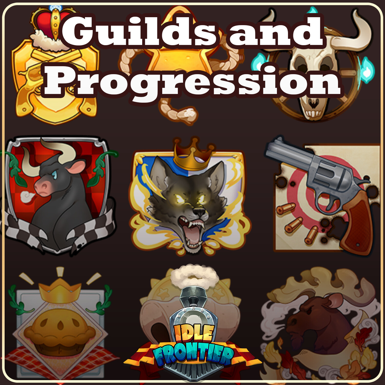 ArtStation - Idle Frontier: Tap Town Tycoon Progression and Guild Frames
