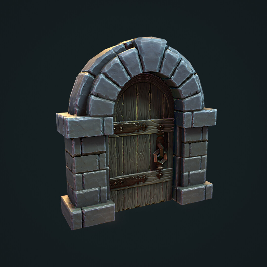 ArtStation - Stylized Door