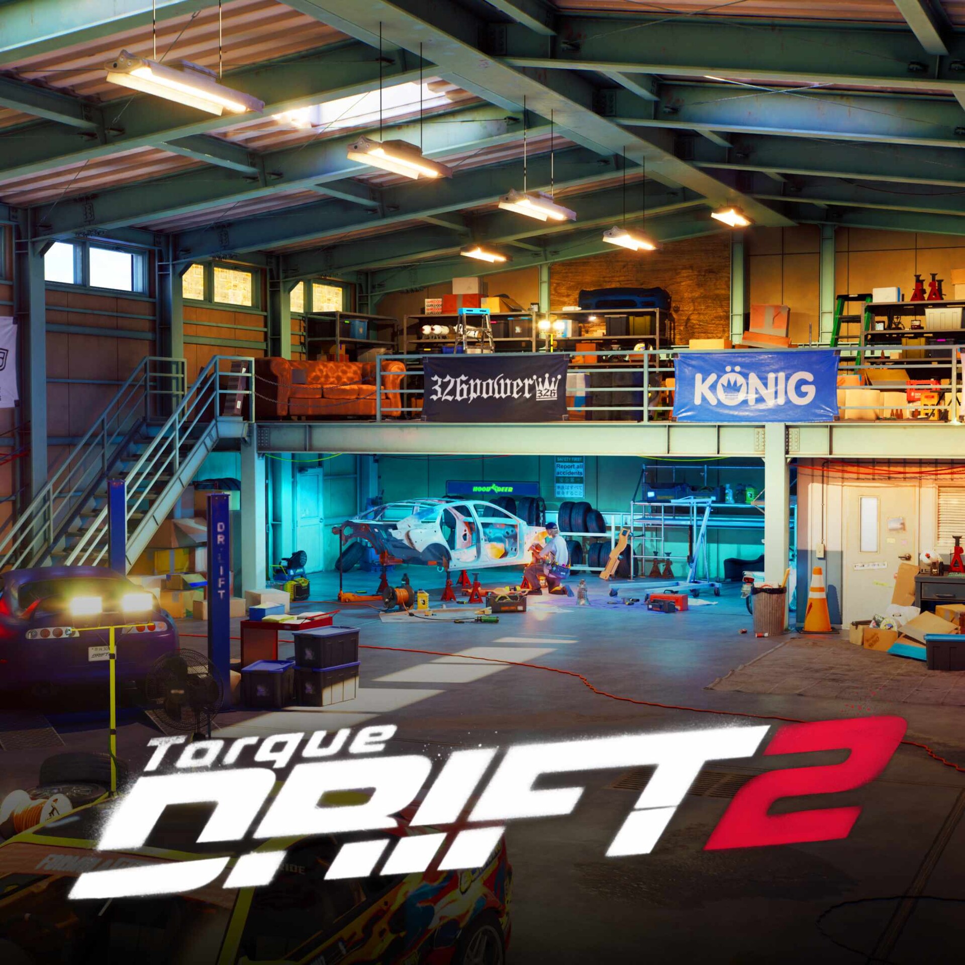 ArtStation - Torque Drift 2 | Lighting | Garage