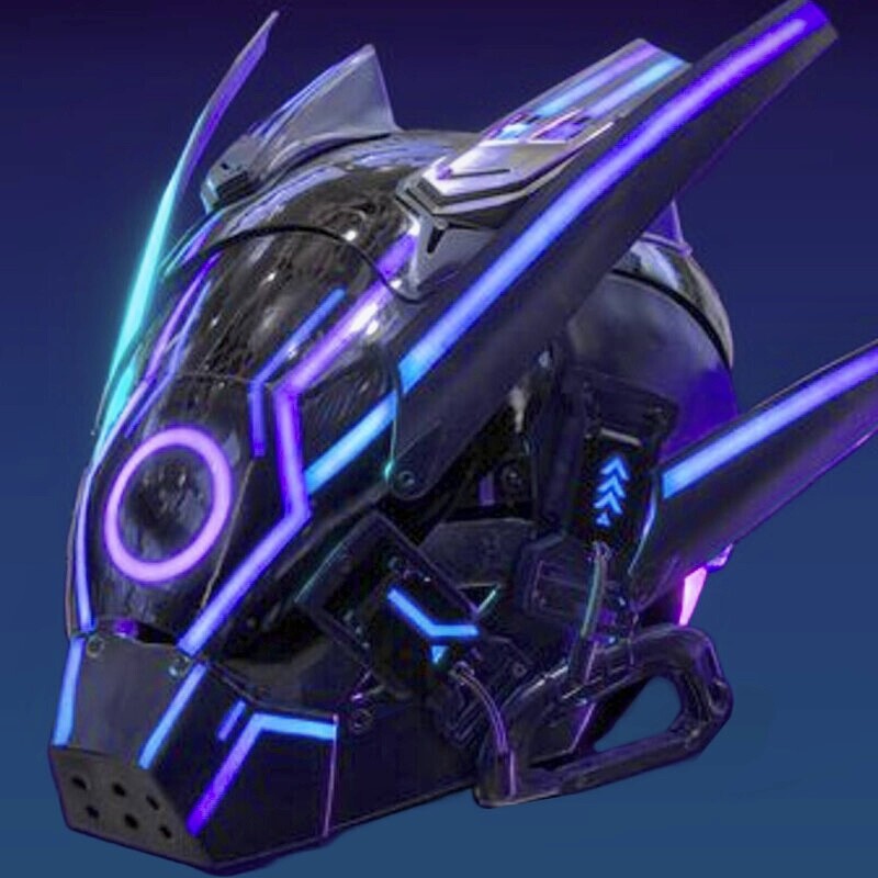 Marine "Mars" Walker - Cyberpunk Helmet - Ultra's Head Gear