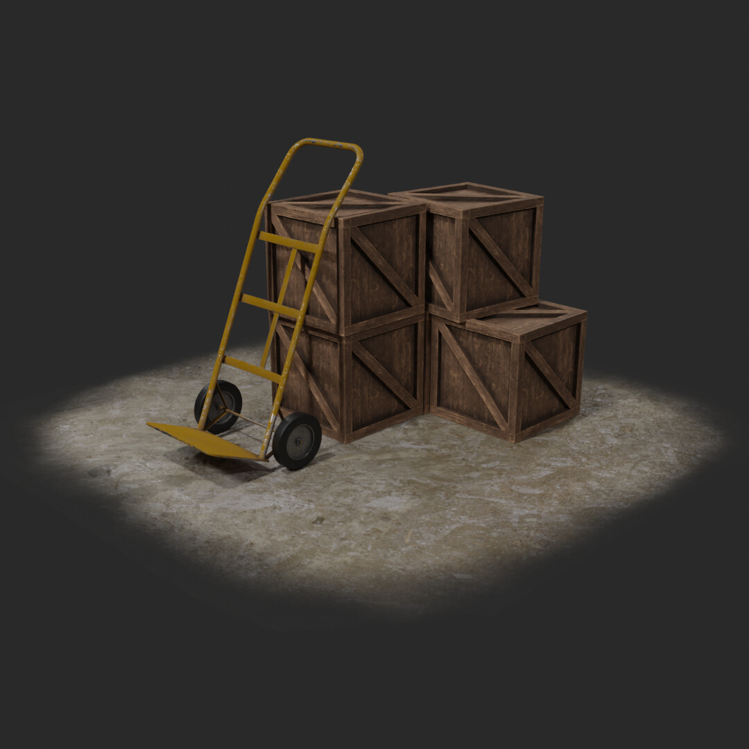 ArtStation - Pile of Boxes