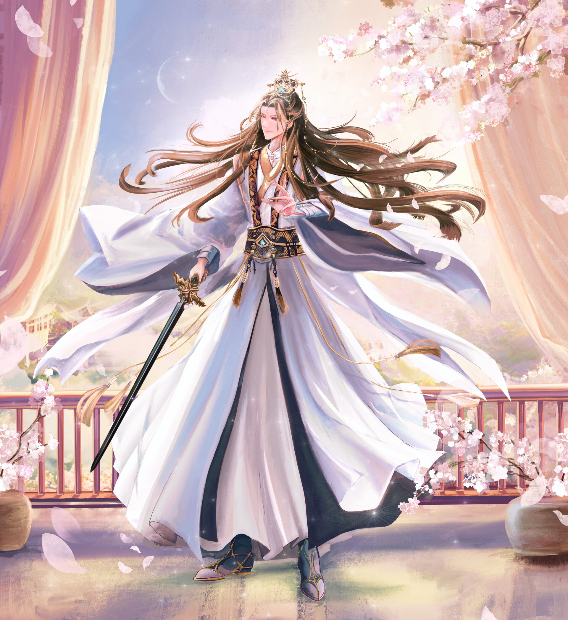 ArtStation - The Last Light of WuYun: Bai Wuxiang