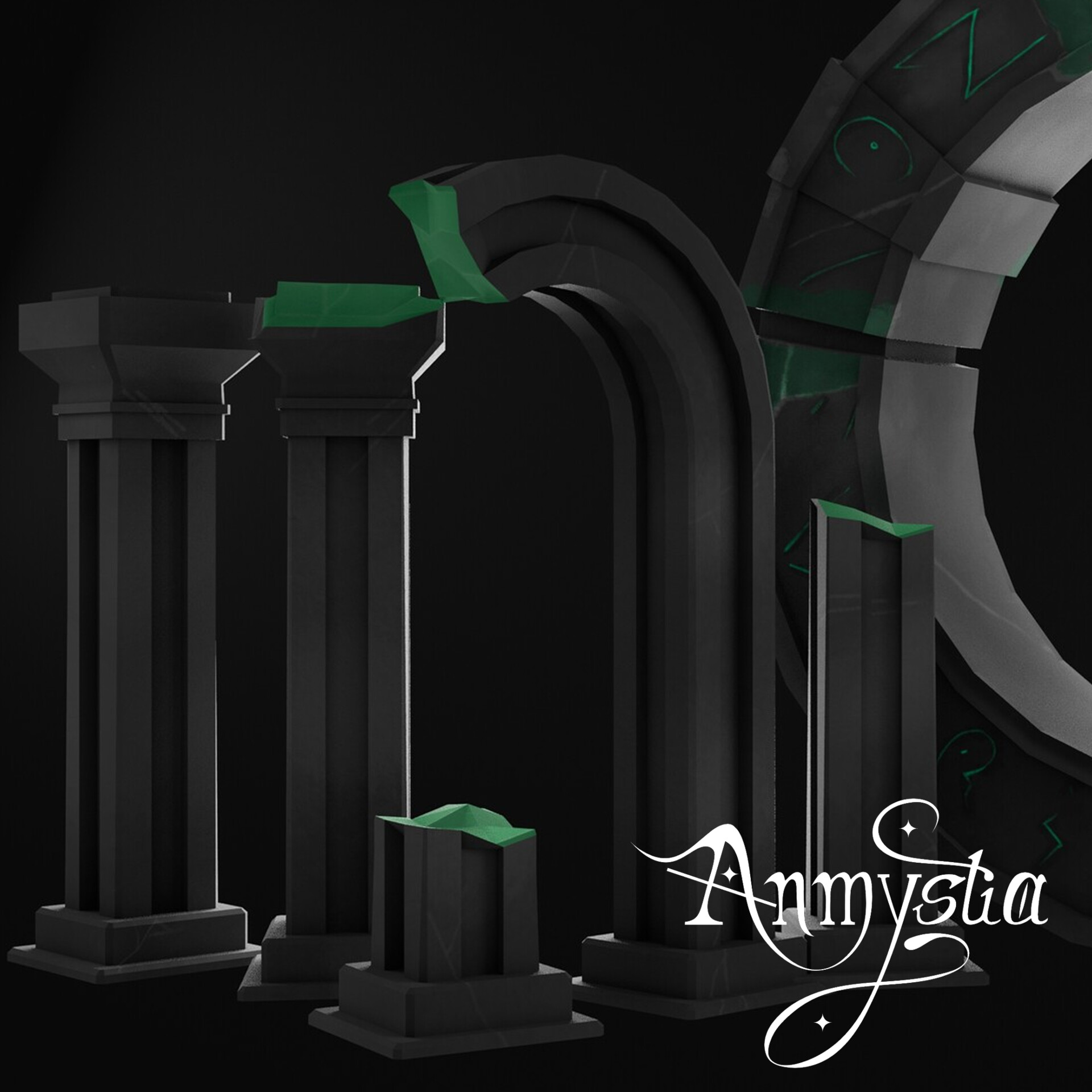 ArtStation - Ruin props