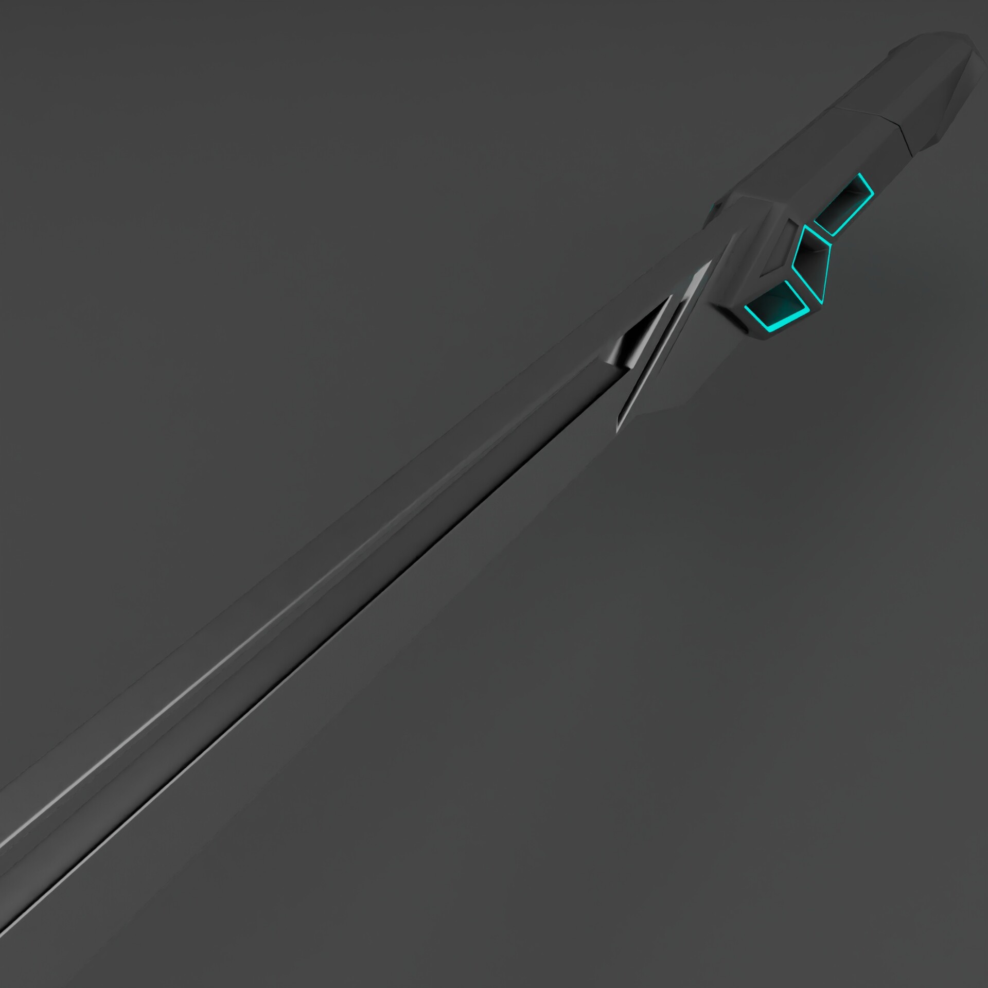 ArtStation - Cyber Blade with Ice energy inside