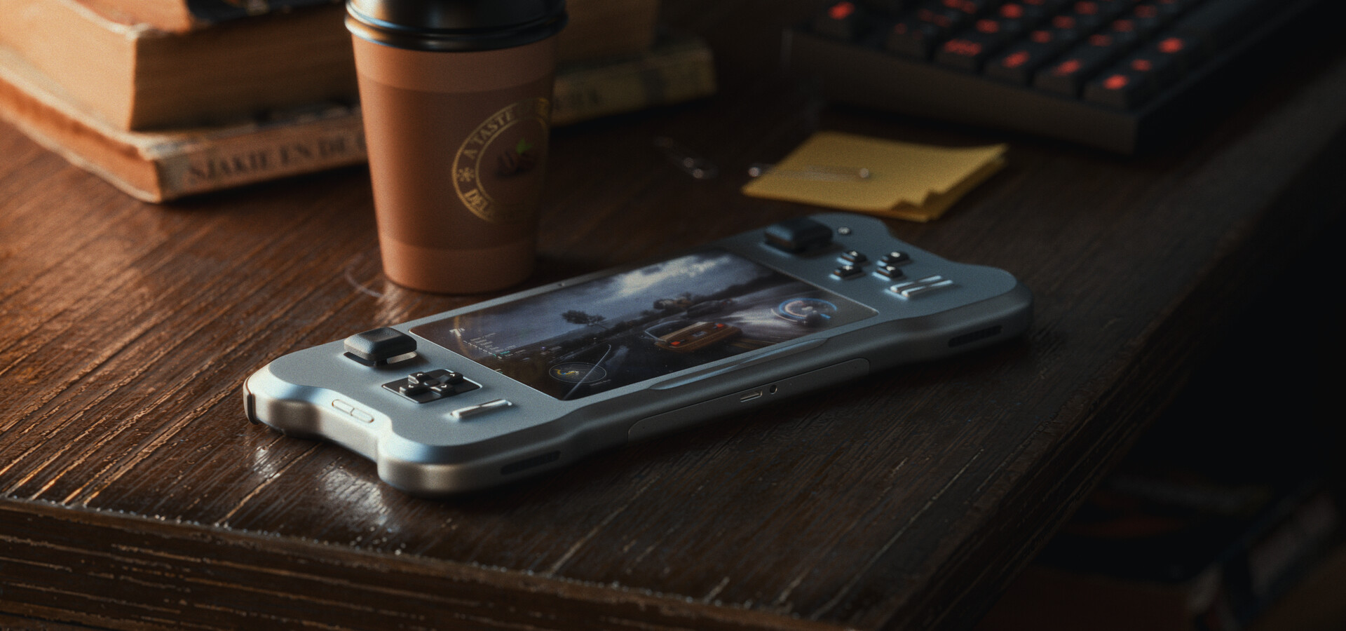 ArtStation - Apogee - Handheld Gaming Console Design / Prototype